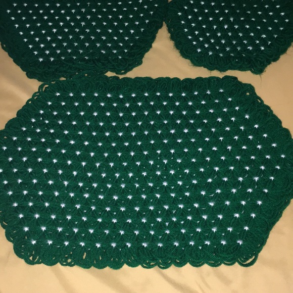 Handmade | Dining | Vintage Crochet Table Set | Poshmark